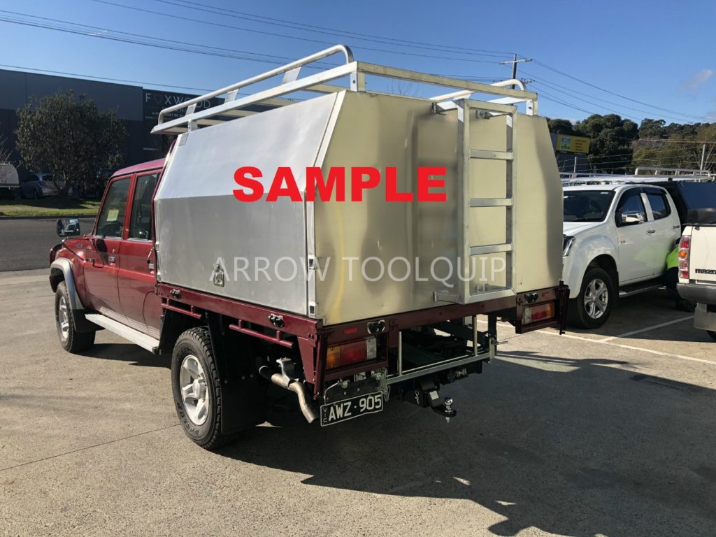 LANDCRUISER 79 SERIES GENUINE TRAY JACK OFF CANOPY – 3 DOOR – Aluminium ...
