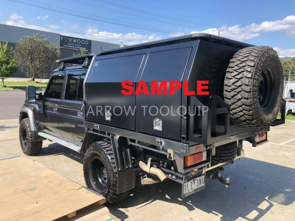 LANDCRUISER 79 SERIES GENUINE TRAY JACK OFF CANOPY – 3 DOOR – Aluminium ...