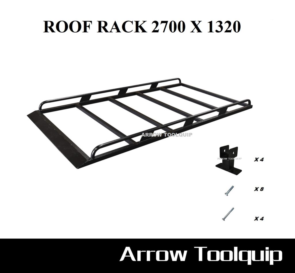 ALUMINIUM ROOF RACK ATB-RRS2700x1320-B – Aluminium Ute Toolboxes ...