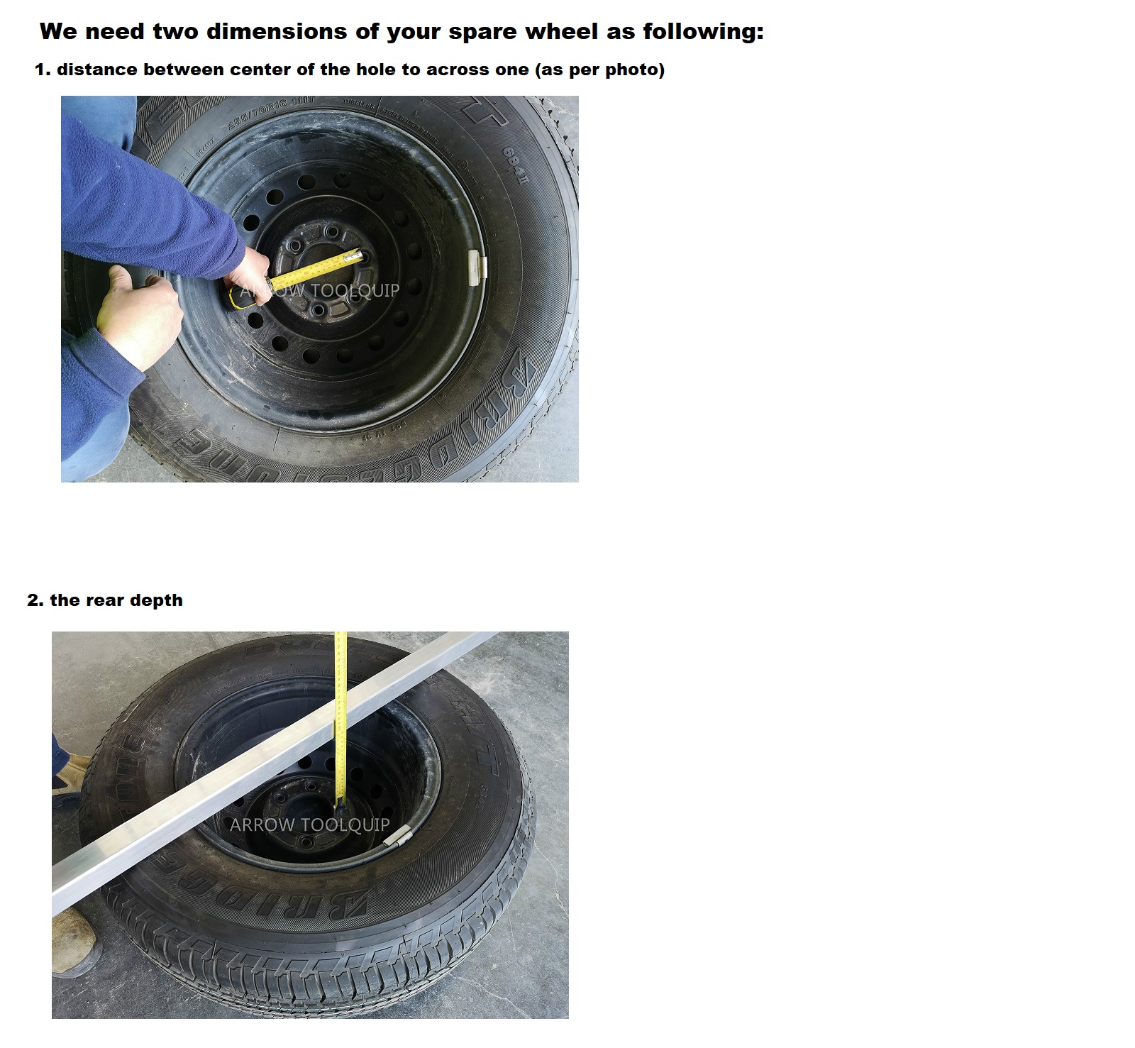 4WD Spare Wheel Carrier