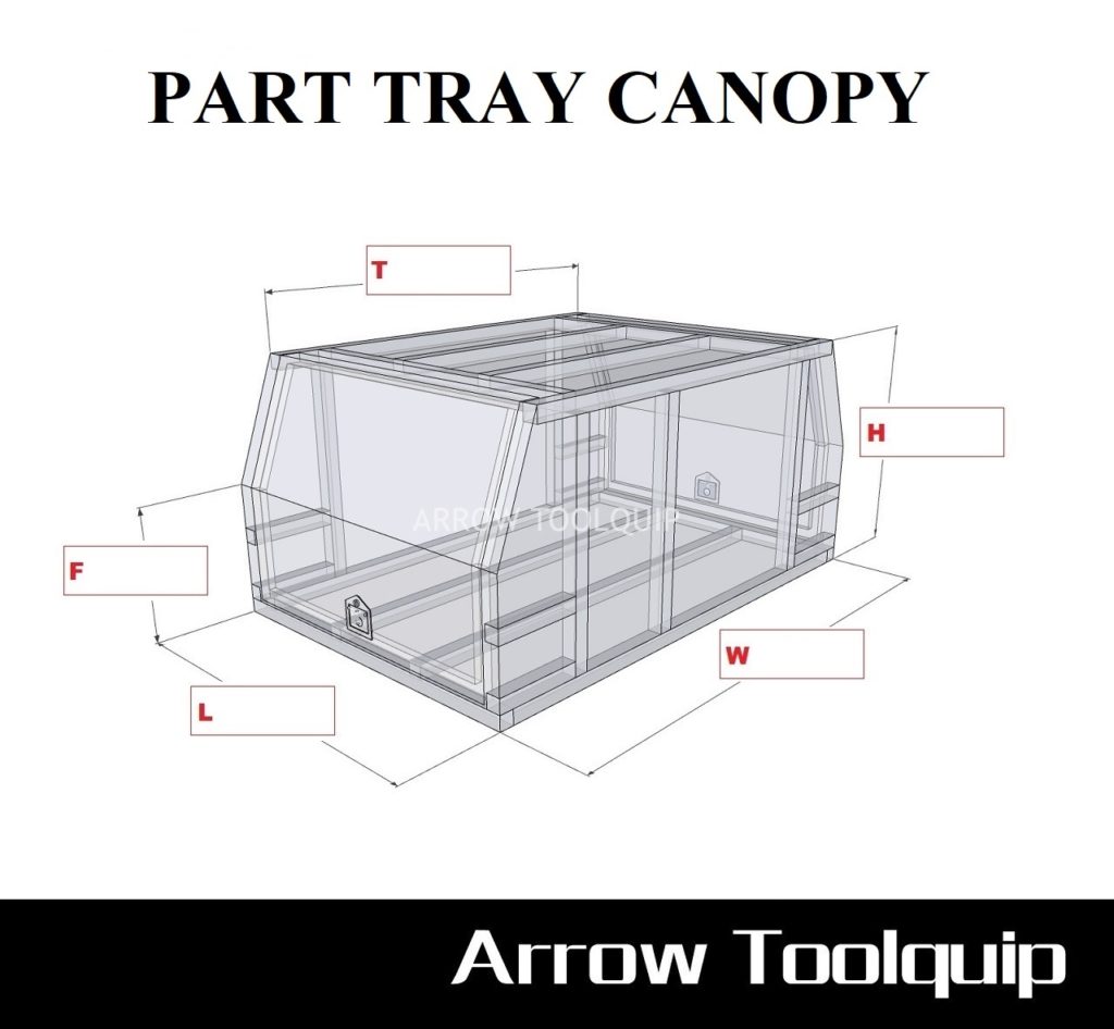 1 CUSTOM UTE TOOLBOX – PART TRAY CANOPY – Aluminium Ute Toolboxes ...