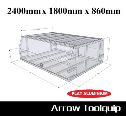 ARROW CANOPIES 1 ATB-JFSC240-2D | Aluminium Ute Toolboxes | Aluminium ...