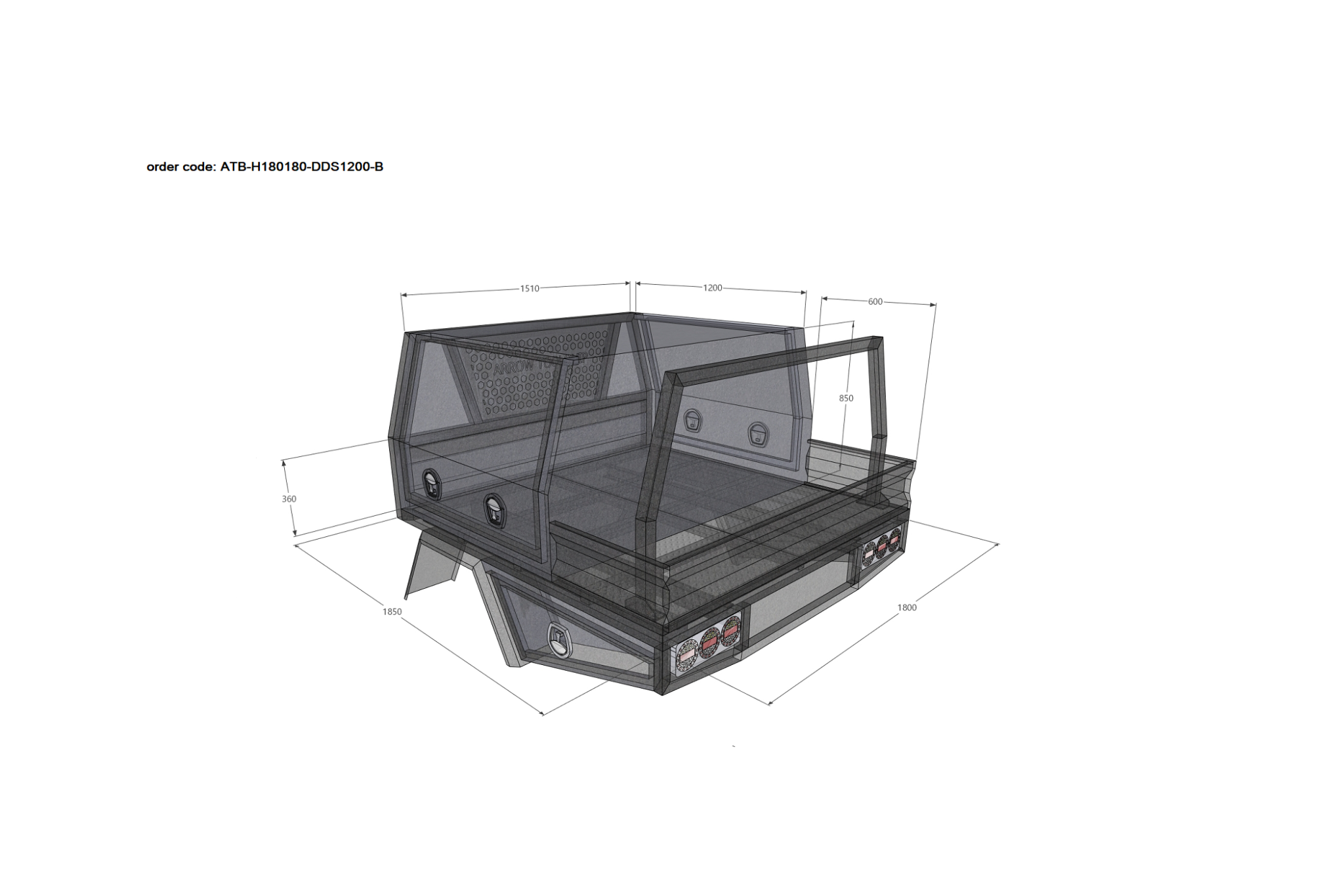 FULL VEHICLE BUILDS 1 H180180-DDS1200B – Aluminium Ute Toolboxes ...