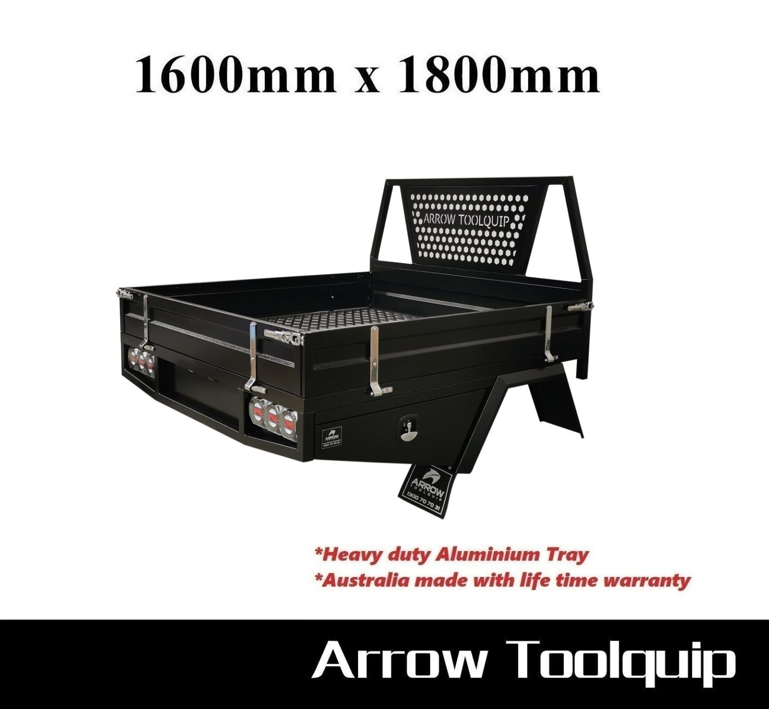 ALUMINIUM UTE TRAY 2 ATB-4WD-160180-B-S-B – Aluminium Ute Toolboxes ...