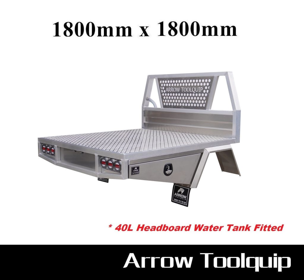 ALUMINIUM UTE TRAY 4 ATB-4WD-180180-WB